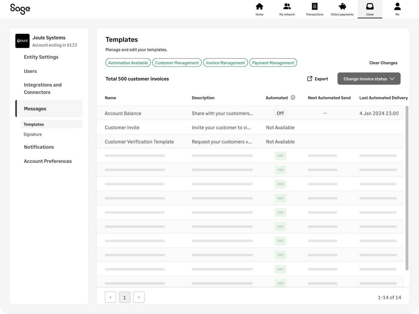 Sage Network AR Automation | Sage UK